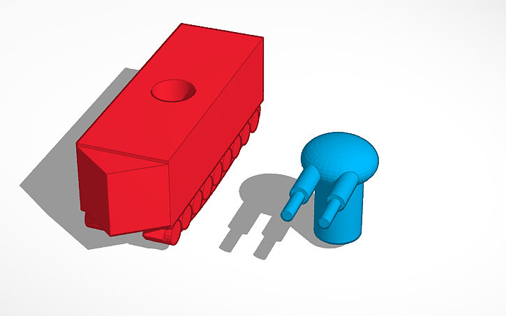 3D design CN TankP.1919 (Python) | Tinkercad
