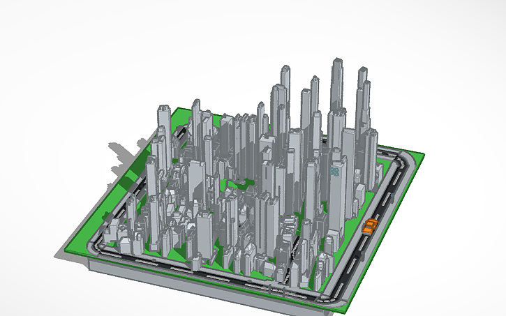 3D design City - Tinkercad