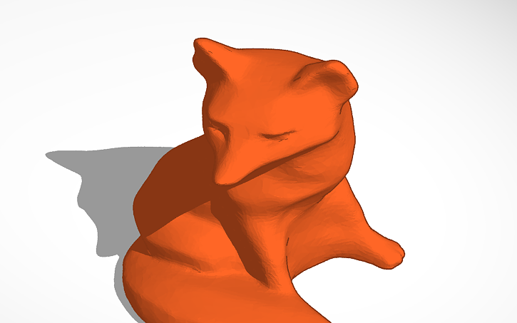 3D design Fox - Tinkercad
