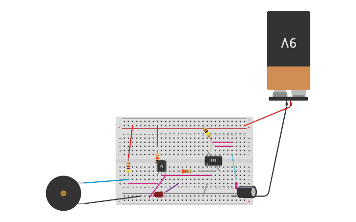 Circuit design Clap switch - Tinkercad