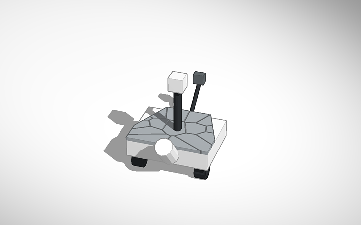 3D design mars rover - Tinkercad