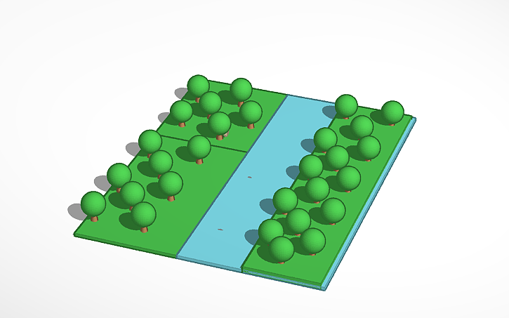3D design Forest - Tinkercad
