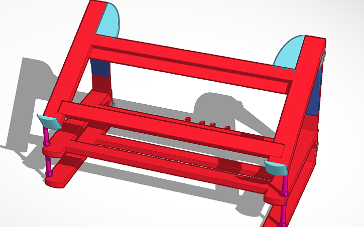 3D design Notebook Stand v0 | Tinkercad