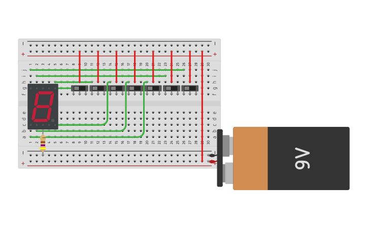 Circuit design LCD 7-segment display project using slideswitch - Tinkercad Circuit design LCD 7-segment display project using slideswitch - Tinkercad