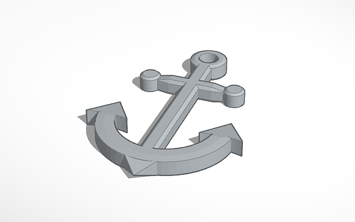 3D design Anchor - Tinkercad