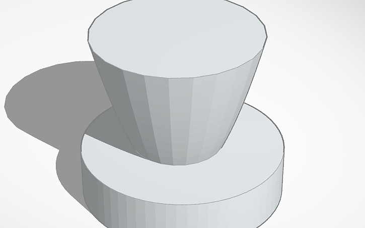 3D design Croc charm base - Tinkercad