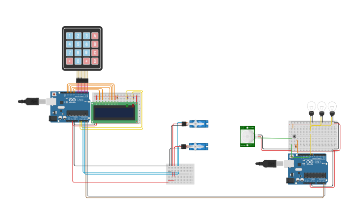 Circuit Design Copy Of Lcd Keypad Password Tinkercad