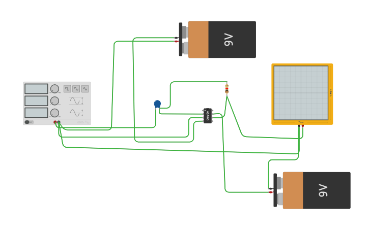 Circuit design Differentiator | Tinkercad