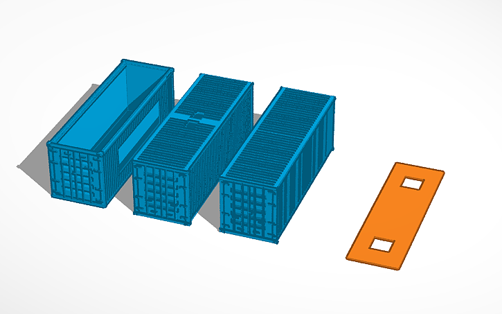 3D design Container - Tinkercad