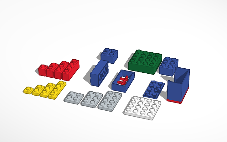 3D design Copy of #LEGO bricks | Tinkercad
