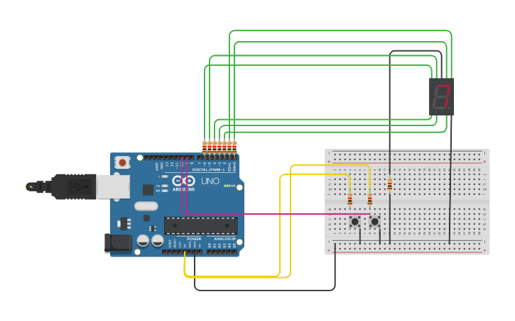 Circuit design Lab1 exercise1 EMBEDED | Tinkercad