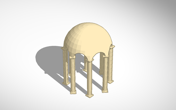 3D design Dome | Tinkercad