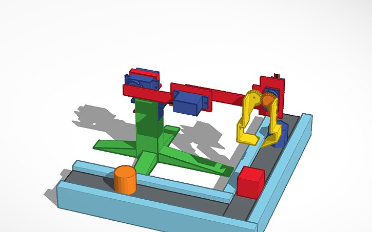 3d Design Copy Of Robotic Arm Tinkercad