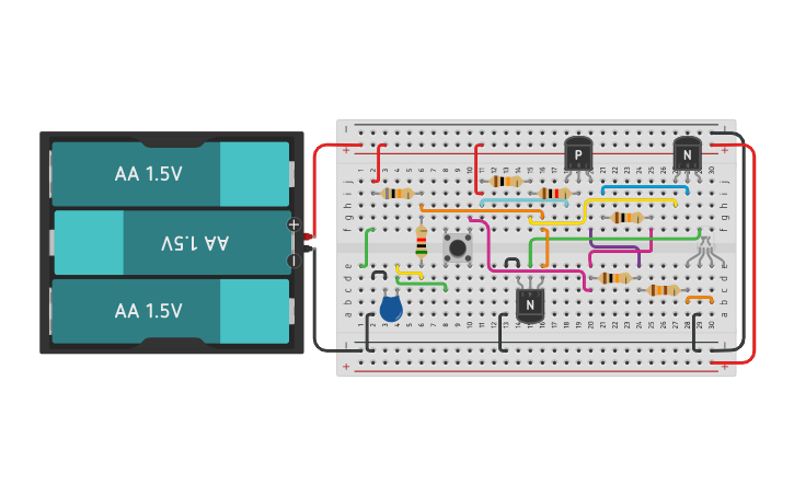 Circuit design QuickSwitch - Tinkercad