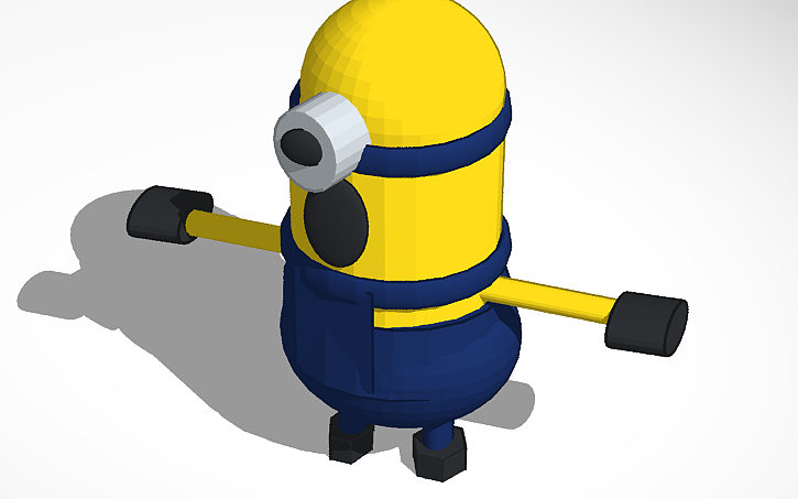 3D design Minion - Tinkercad
