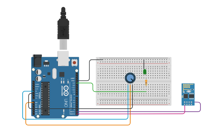 Circuit design Sistemas Embarcados_Arduino_Módulo Bluetooth_(TX e RX ...