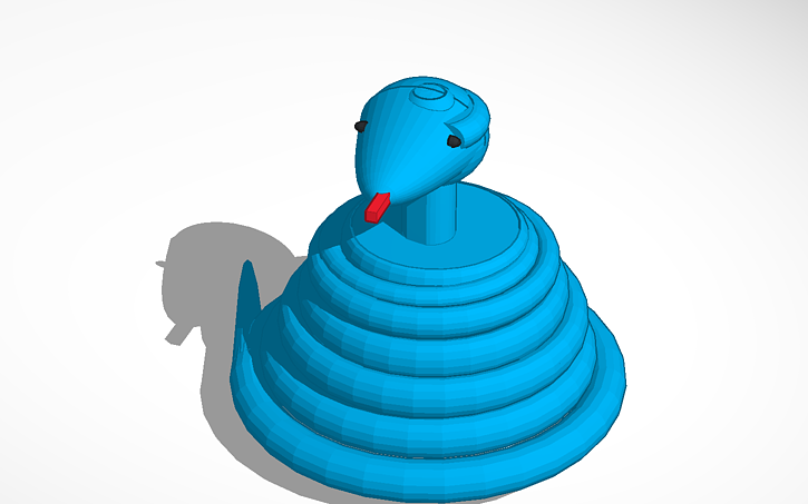 3D design snake | Tinkercad