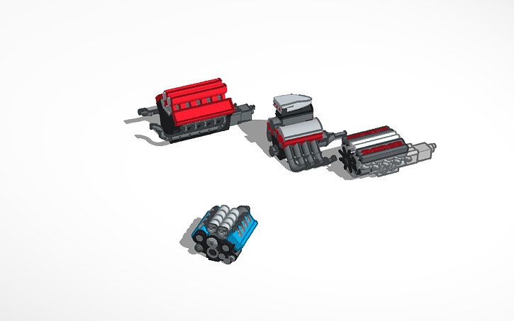 3D design car Engines - Tinkercad