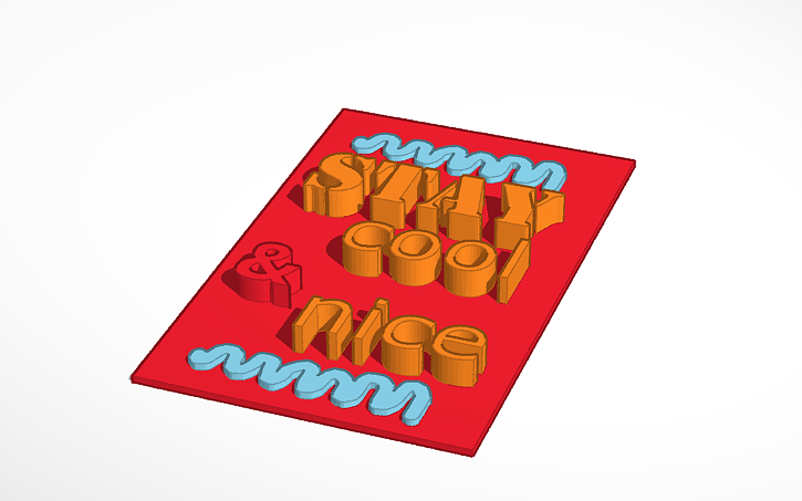 3D design POster - Tinkercad