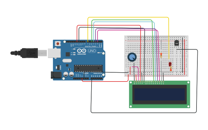 Circuit Design Instrucciones De Repaso De Arduino Con Enfoque En La Domótica Tinkercad 