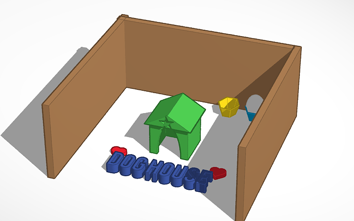 3D design Doge house | Tinkercad