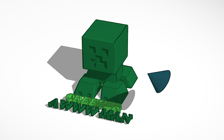 3D design CREEPER AWW MAn | Tinkercad