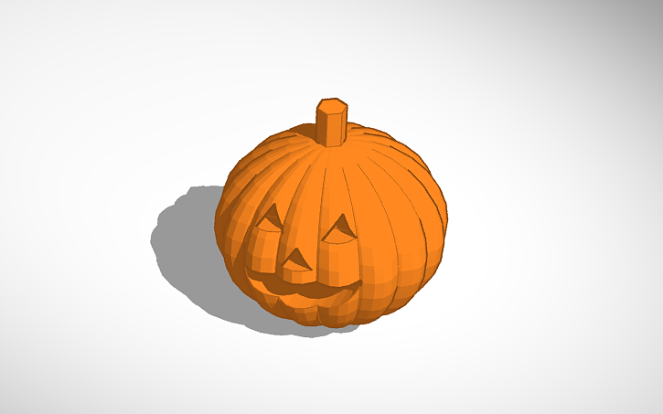 3D design Pumpkin | Tinkercad