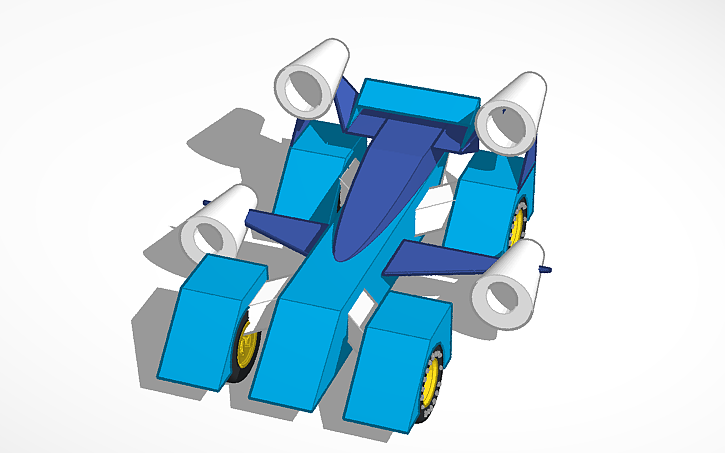 3D design race car v4 the true final - Tinkercad