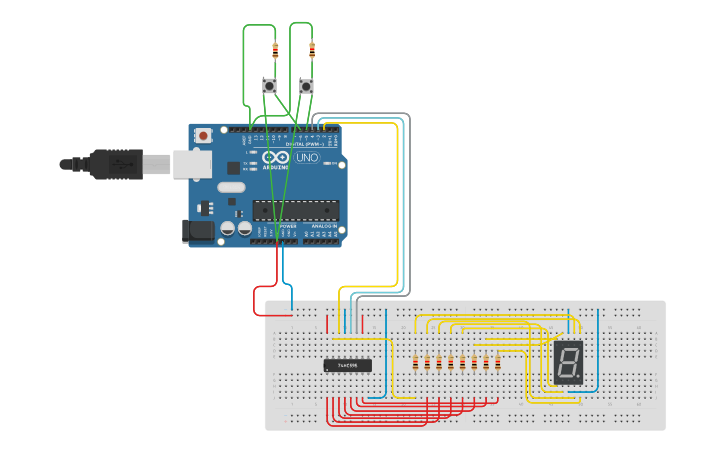 Circuit design Лабораторная №5 | Tinkercad