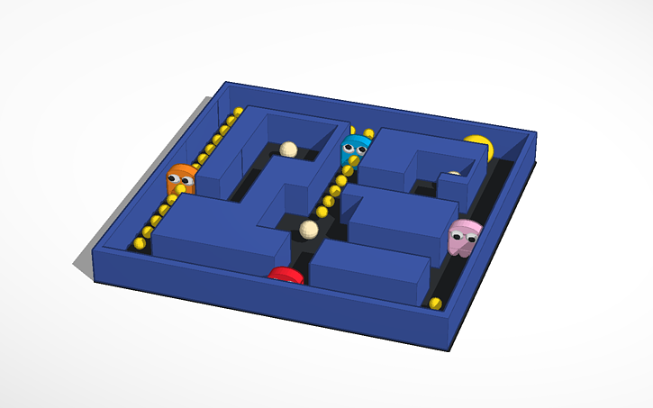 3D design pac man - Tinkercad