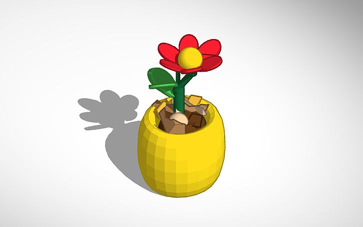 3D design Tinkercad Flower - Tinkercad