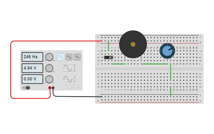 Circuit design Speaker | Tinkercad