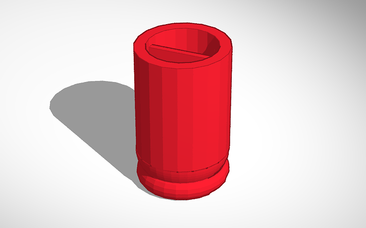 3D design pencil Holder - Tinkercad