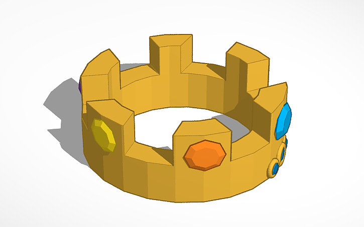3D design kings crown | Tinkercad
