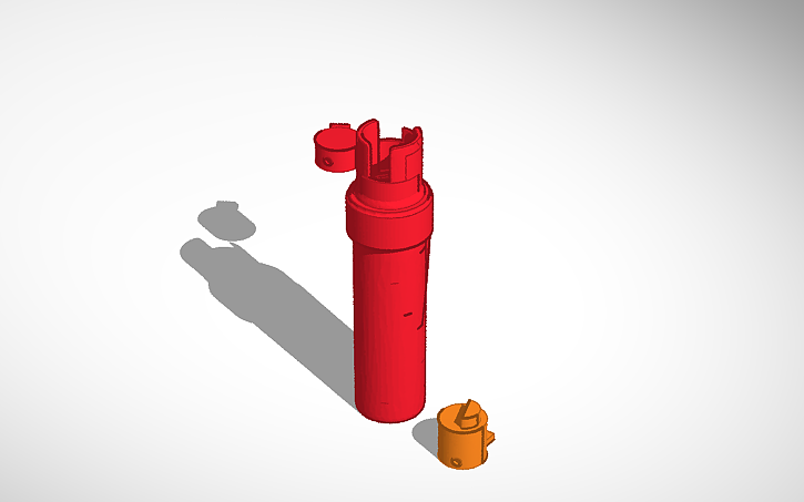3D design Pepper Spray for training - Tinkercad
