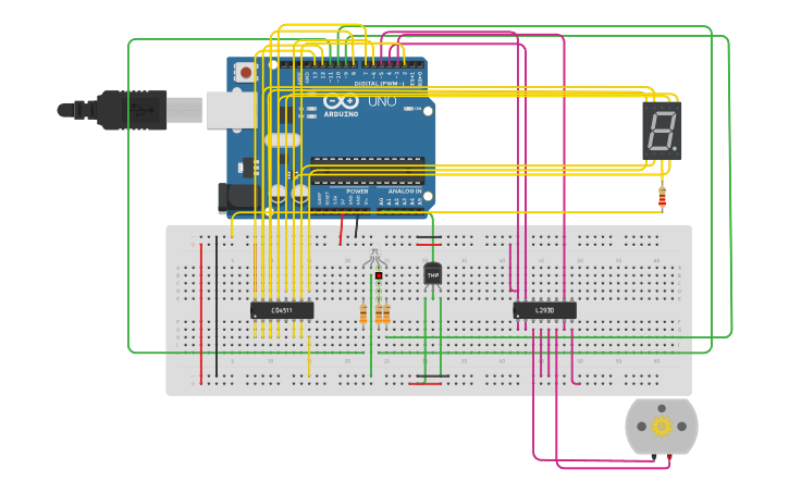 Circuit design Task-3 - Tinkercad