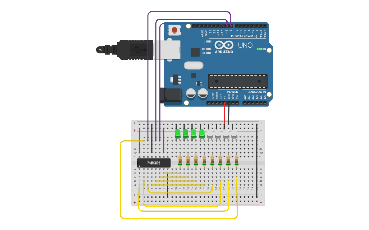 Circuit Design Задание 4 Tinkercad