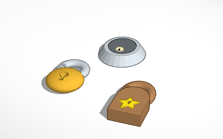 3D design locks - Tinkercad