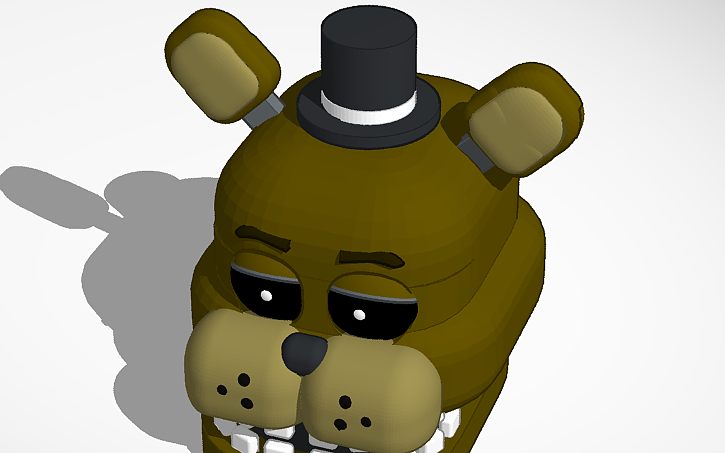 3D design FNaF Freddy Animatronic - Tinkercad