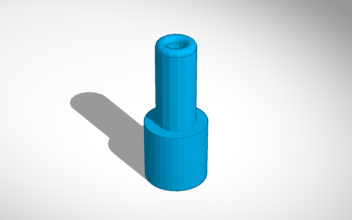 3D design Nebulizer nipple - Tinkercad