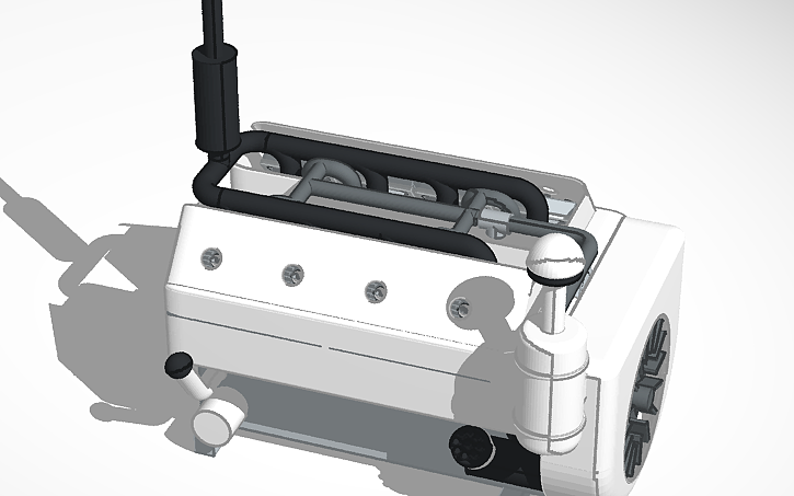 3D design Wisconsin V4x2 = V8 - Tinkercad