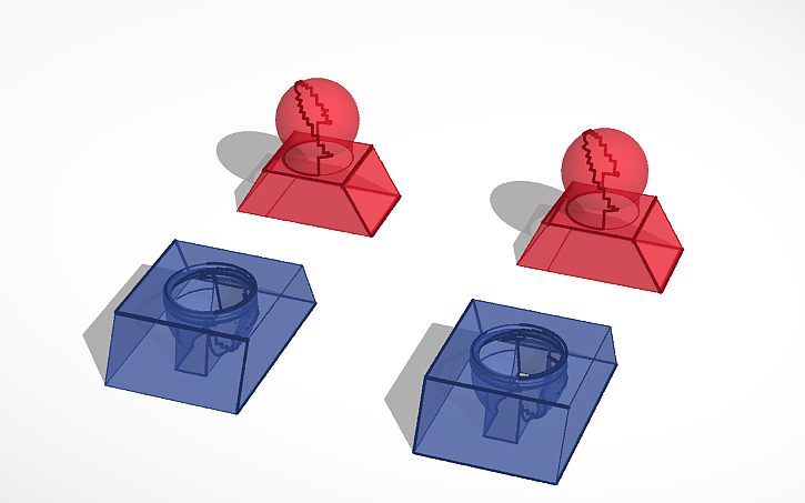 3D design Ball and socket v2 - Tinkercad