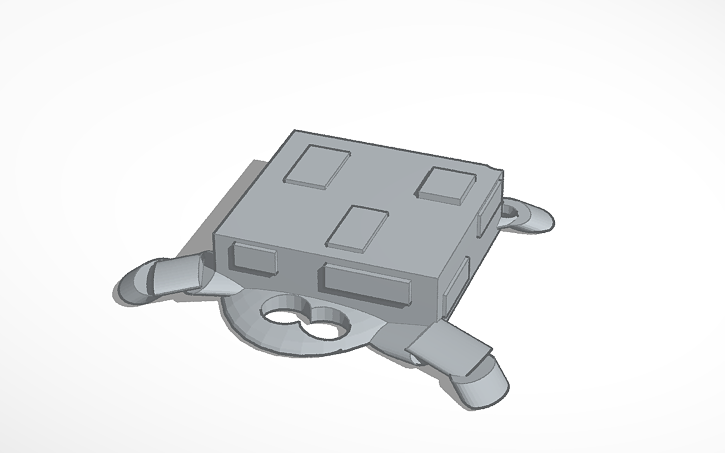 3D design Blockdude Button | Tinkercad