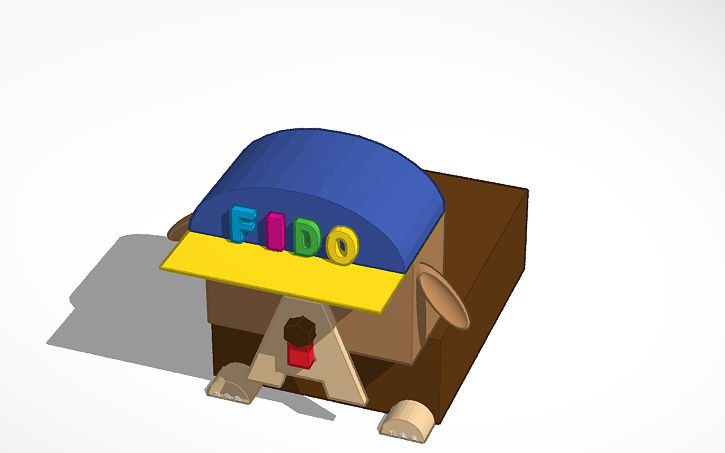 3D design the dog | Tinkercad