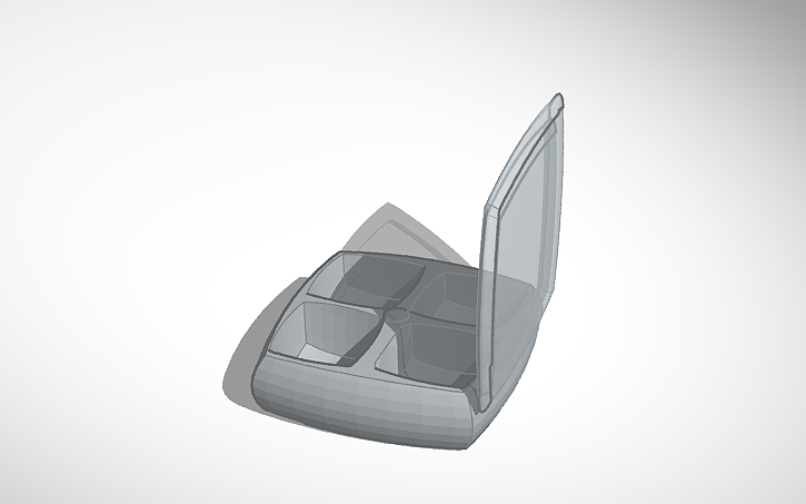 3D design Automated pill box - Tinkercad
