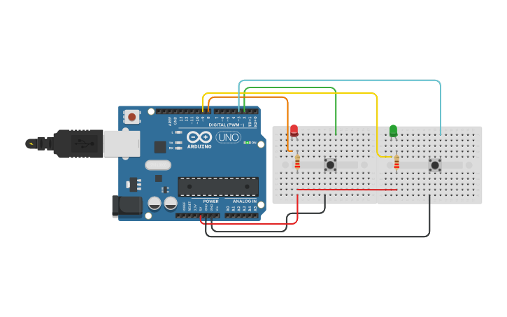 Circuit design INPUT_PULLUP | Tinkercad