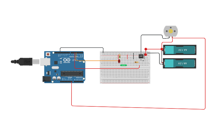 Circuit design task seven - Tinkercad