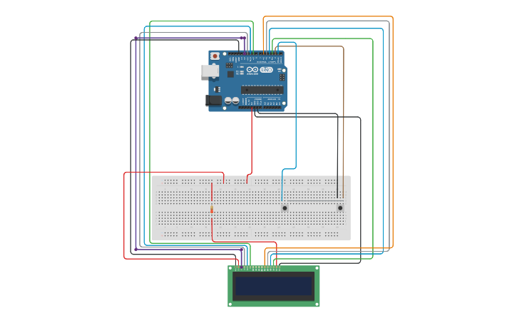 Circuit Design Lcd Game Tinkercad