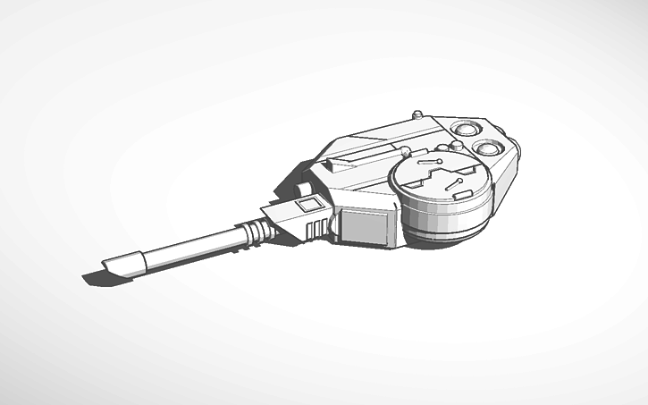 3D design Autocannon turret | Tinkercad