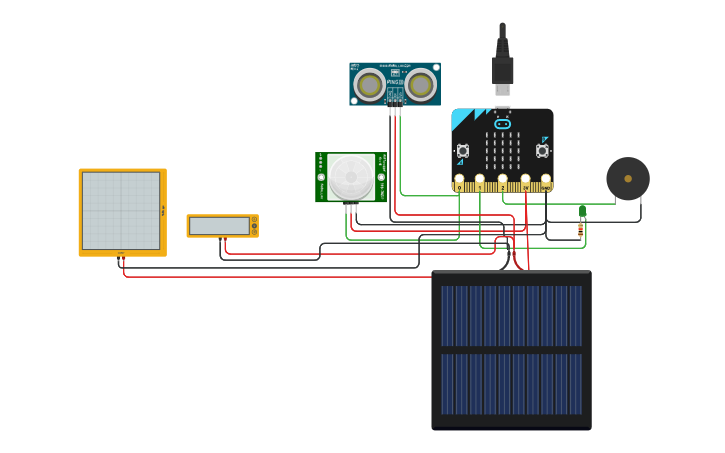 Circuit design my advance iron man project - Tinkercad